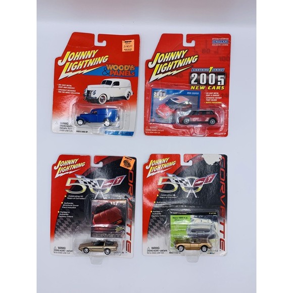 Johnny Lightning | Toys | Lot Of 4 Johnny Lightening Cars Woodys Panels ...